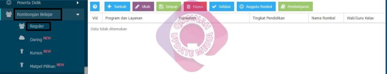 Cara Menambahkan Rombel di Aplikasi Dapodik 2024 Lengkap Menambahkan Siswa dan Mapel - Qiannah ...